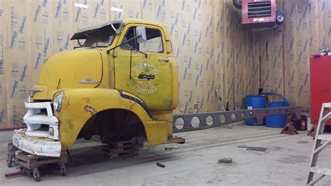 Custom Fabricated Frame Rails For A Chevy Coe Truck