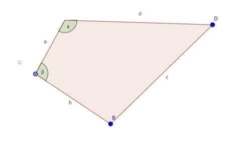 trigonometry finding angles of a quadrilateral mathematics stack