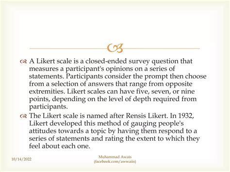 Likert Scale And Types Of Questions Mass Media Research Pptx