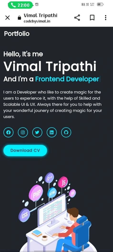 vimal tripathi on linkedin coding development developer portfolio portfoliowebsite…