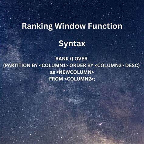 How To Use Rank Function In Postgresql Dhananjay N Posted On The Topic Linkedin
