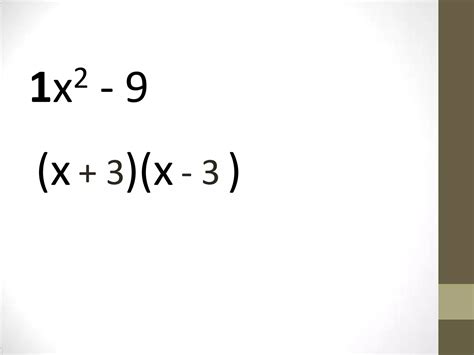 Factoring Quadratics Ex 4 Ppt