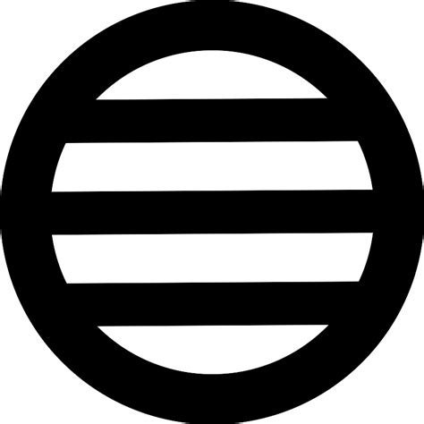 Circle With 3 Lines Logo Geometry Parallel Lines Divide A Circle S