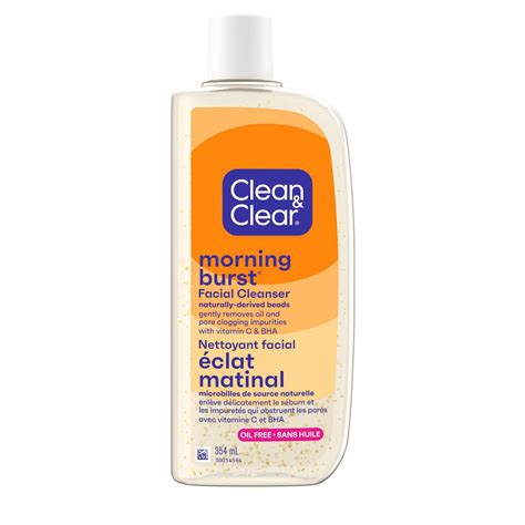 Clean And Clear Morning Burst Oil Free Facial Cleanser With Vitamin C