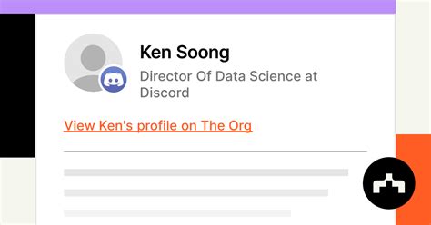 Ken Soong Director Of Data Science At Discord The Org