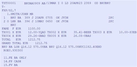 Error Message Check No Stopover Indicators Amadeus Service 55 Off