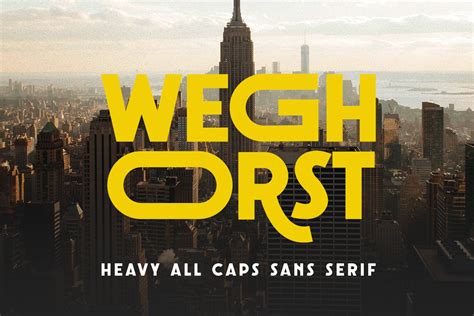 Weghorst Font Free Fonts