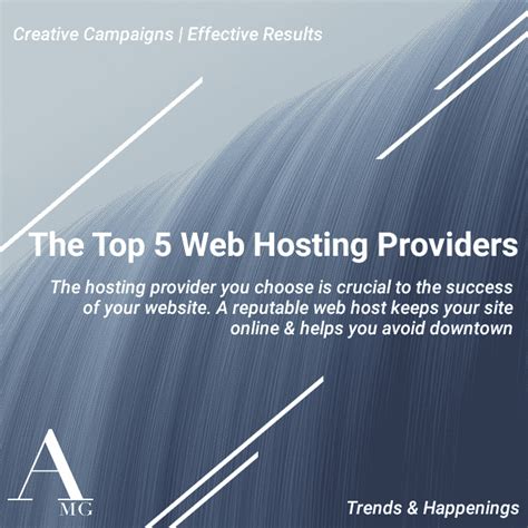 The Top 5 Best Web Hosting Providers Aleada Media Group