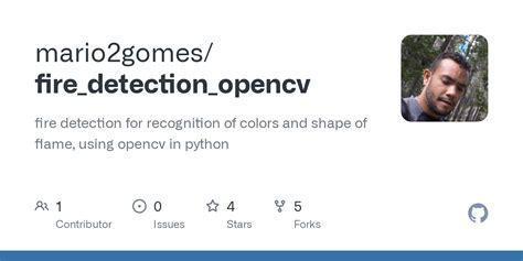 GitHub Mario2gomes Fire Detection Opencv Fire Detection For