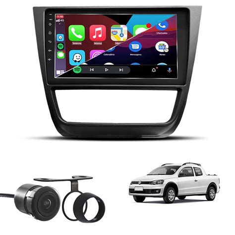 Kit Multimidia Volkswagen Saveiro G6 Carplay Android Auto 9 Polegadas Shopee Brasil