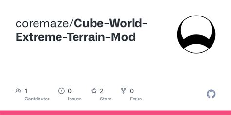 Github Coremaze Cube World Extreme Terrain Mod