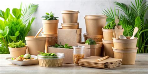 Eco Environmentally Friendly Paper Containers And Packaging Made From