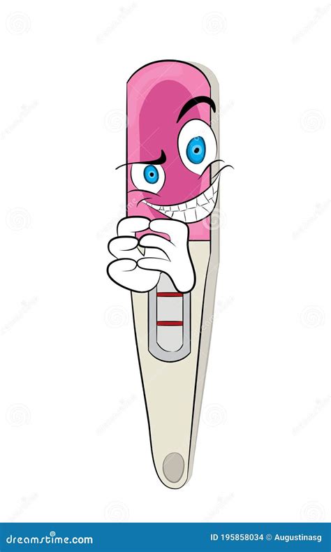 妊娠检验的邪恶卡通插图 库存例证 插画 包括有 背包 空白 动画片 母亲 例证 恶魔般 不义 195858034