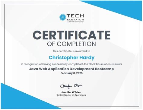 Javadevelopment Developer Chris Hardy