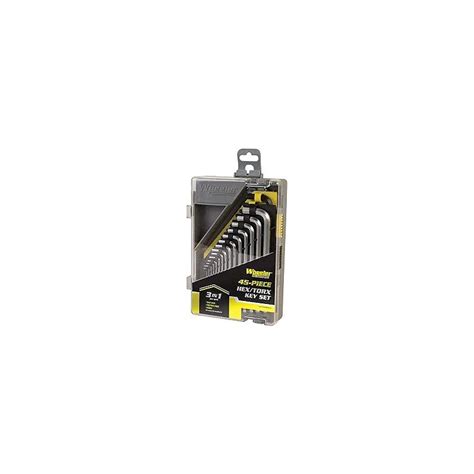 Wheeler Piece Key Set Metric Hex Torx