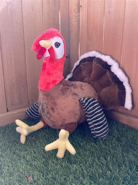 15 Turkey Plush Realistic Stuffed Farm Animal Toy Etsy