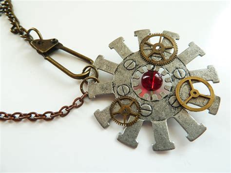Large Cog Steampunk Necklace By Glowdragon270 On Deviantart