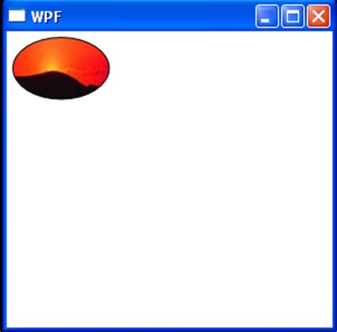 Use Image To Fill An Ellipse Image Windows Presentation Foundation