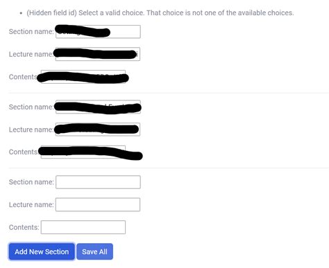 Hidden Field Id Select A Valid Choice That Choice Is Not One Of The