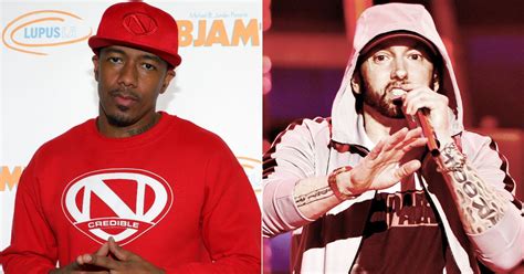Why Are Nick Cannon And Eminem Feuding Popsugar Celebrity