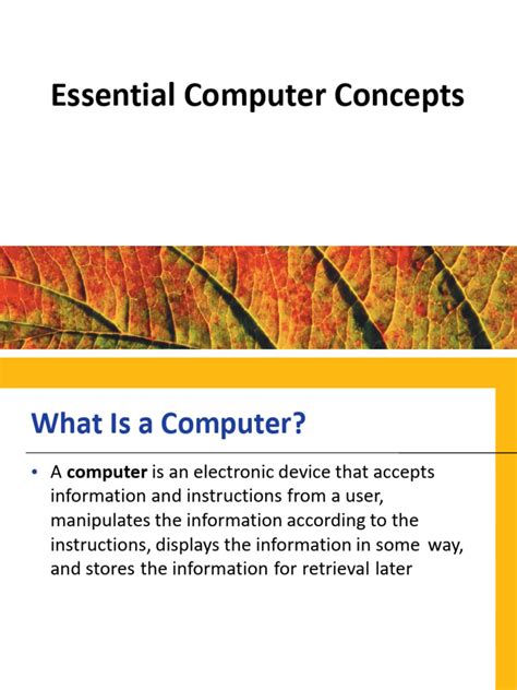 Introduction To Computers History And Its Parts Pdf Random Access