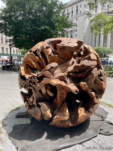 New Public Art Installation moons by Jaime Miranda Bambarén Downtown New York City Will