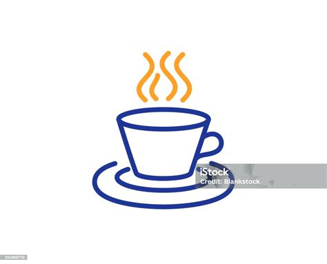 茶或咖啡線圖示熱飲標誌向量向量圖形及更多乾淨圖片 乾淨 圖示 外型 Istock