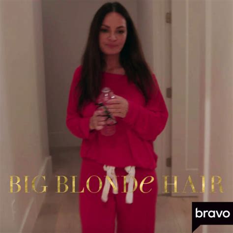 Lisa Barlows Red Lounge Set Big Blonde Hair