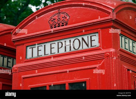 England London Britiain S Famous Red Telephone Boxes Stock Photo Alamy
