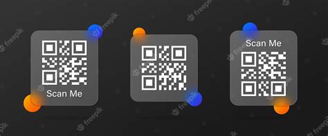 Premium Vector Qr Code Scan Me Template In Glassmorphism Style Qr