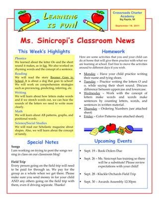 September Newsletter PDF