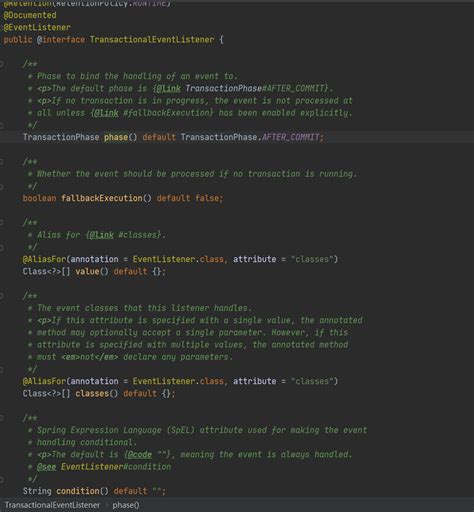 Eventlistener Vs Transactionaleventlistener Csdn