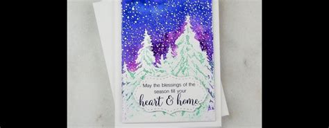 unity quick tip snowy tree scene emboss resist watercolor unity blog