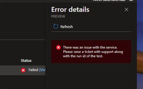 Bug Test Runs Are Failing To Start Issue Microsoft Azure Load Testing Github