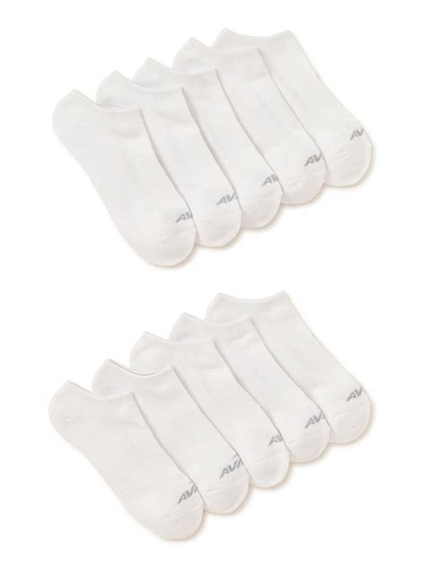 Avia Womens Performance Cushioned No Show Socks 10 Pack