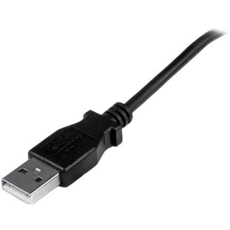 Startech Com M Micro USB CableA To Up Angle Micro BCharge Or Sync