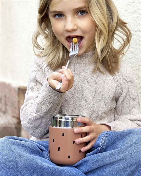 Termo Solido Mediano Happy Caramel Lassig La Colmena