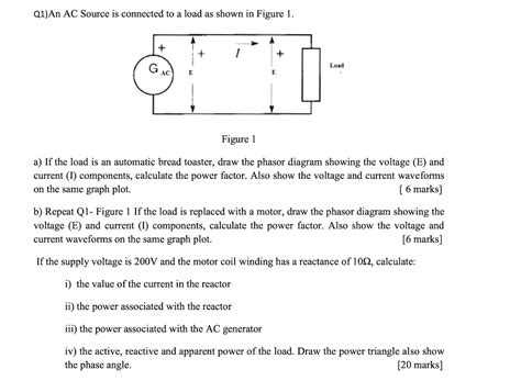 Calculate I The Reactive Power Absorbed By The Chegg