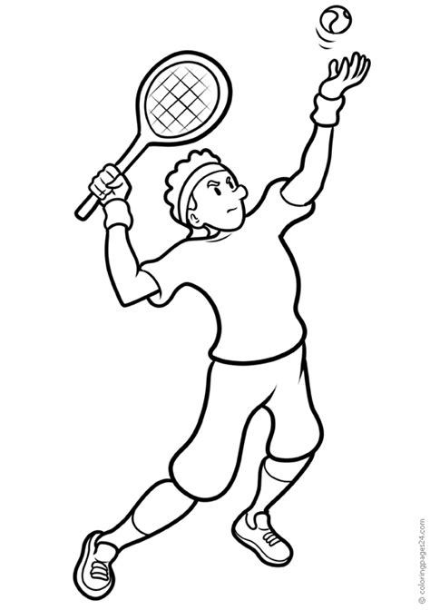 Tenis 13 Dibujos Para Colorear 24
