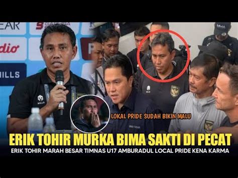 GERAK CEPAT Erik Tohir Murka Bima Sakti Di PECAT Secara Dadakan