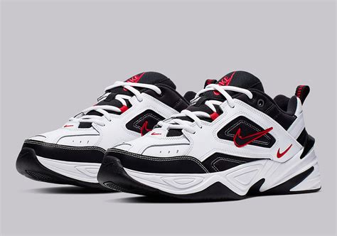 Nike M2k Tekno Monarch White Red Black Av4789 104 Release Info