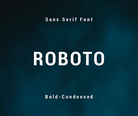 Roboto Font Graphic Guru