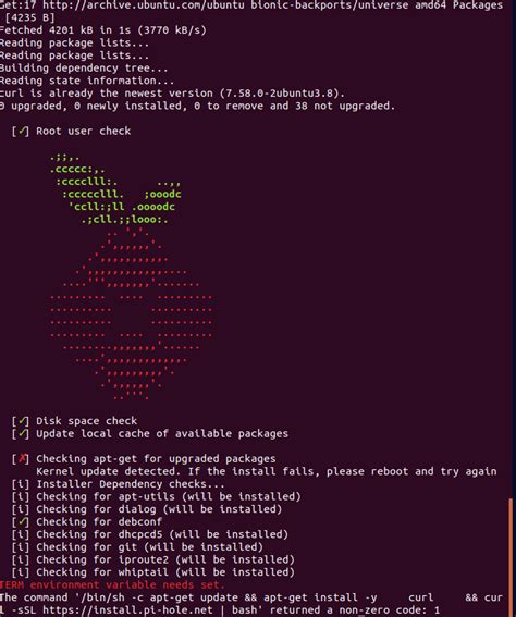 Ubuntu Installing Pi Hole In Docker Container Stack Overflow