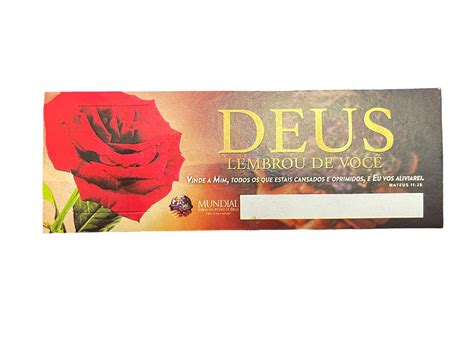 Porta Rosa Deus lembrou de você IMPD 100 UNIDADES Novo Israel