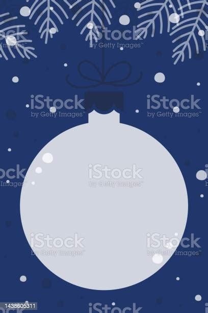 枝を持つクリスマスボールグリーティングカードテンプレートベクターイラスト お祝いのベクターアート素材や画像を多数ご用意 お祝い