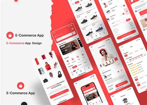 ecommerce app ui kit e commerce app ui design figma behance