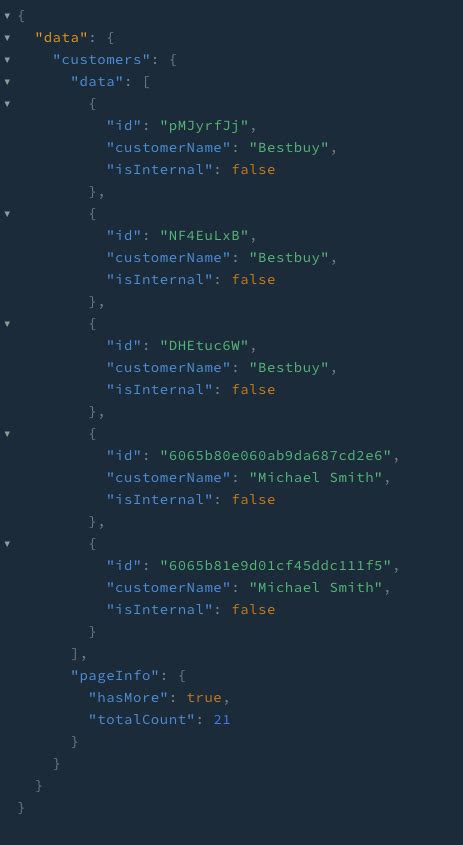api querying for a multiple customers roadmunk