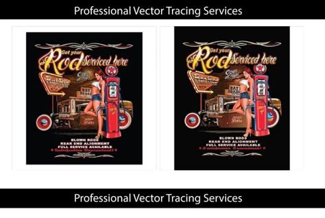 do vector tracing manually redraw convert image to vector by