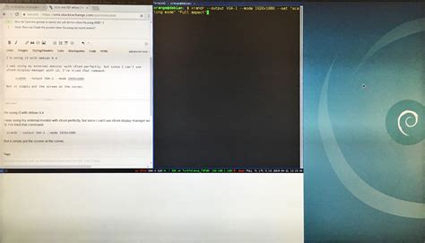 debian i3 is not fill when i m using it with vga unix and linux stack