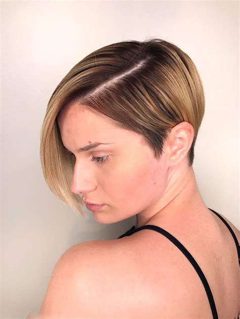 Pin By Andrea Slim On Hair Short Shorter Shaved Short Hair